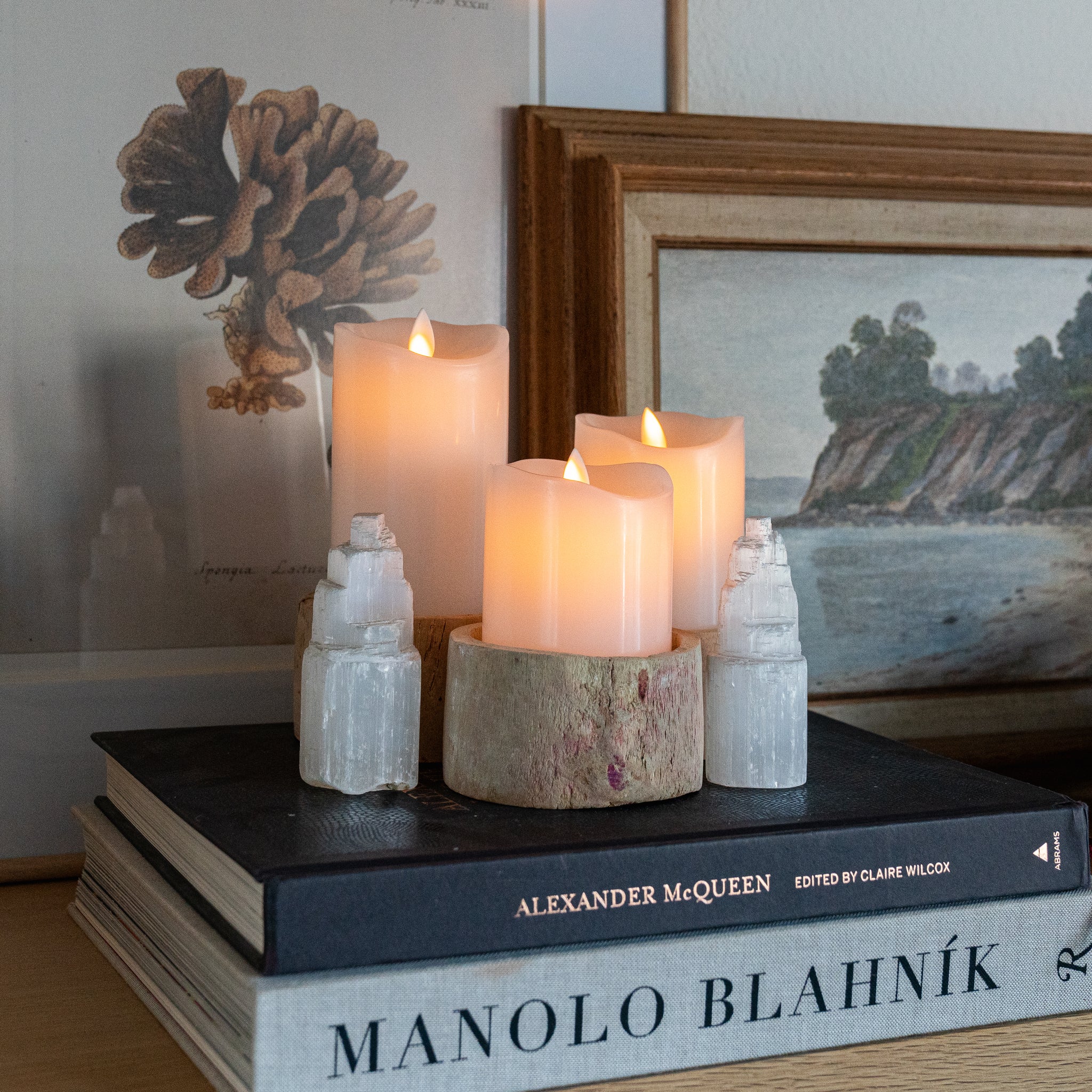 Curated home decor products flameless candles handmade goods antiques ...