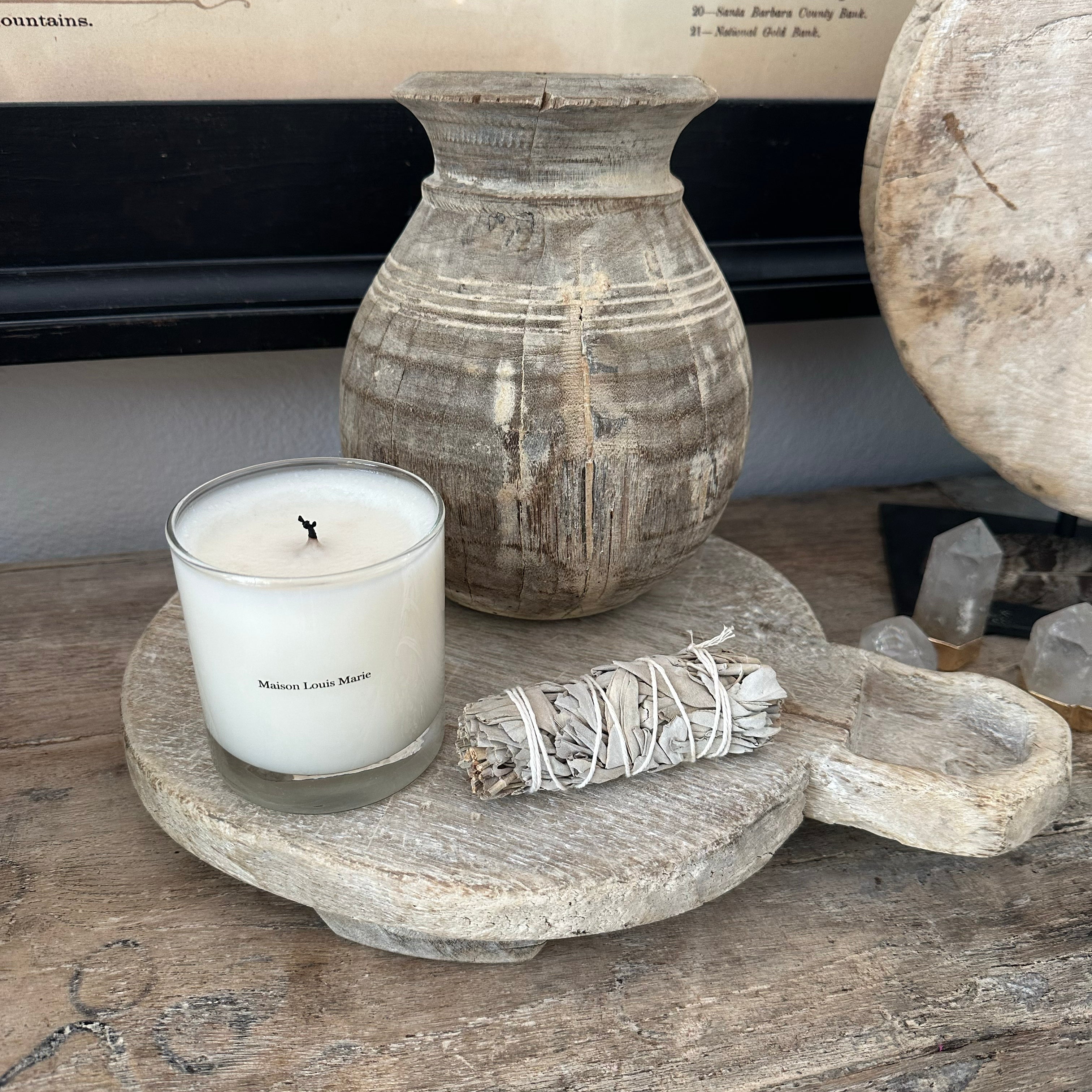 Antique Wood Riser – Sandstone and Sage